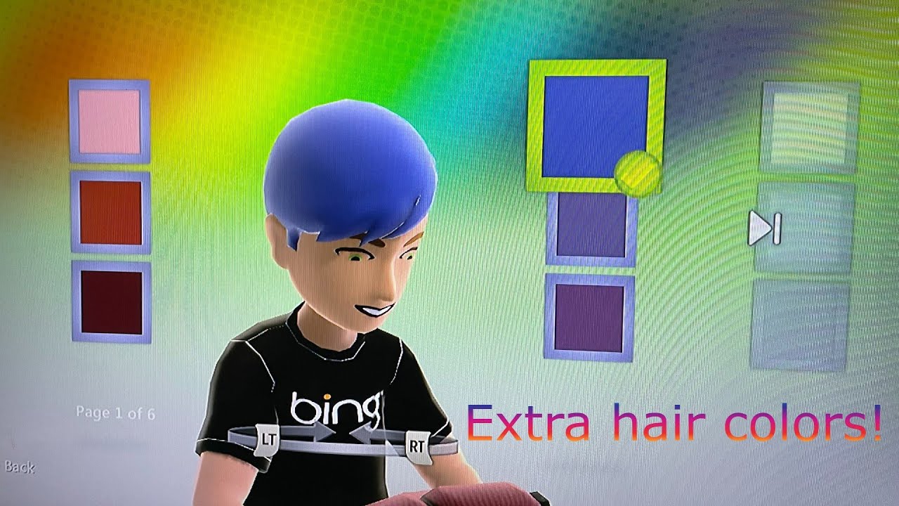 How to get extra hair colors for your Xbox 360 avatar! - YouTube