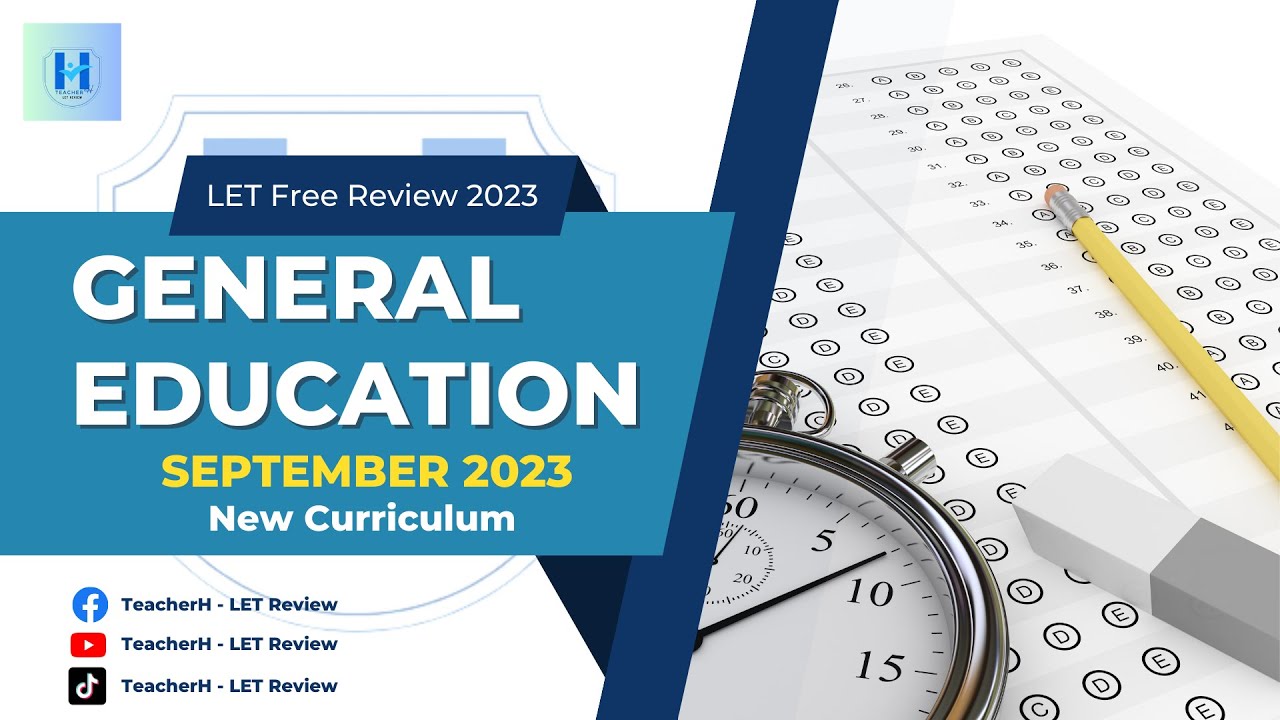 FREE LET REVIEW 2023 | GENERAL EDUCATION - SEPTEMBER 2023 - YouTube