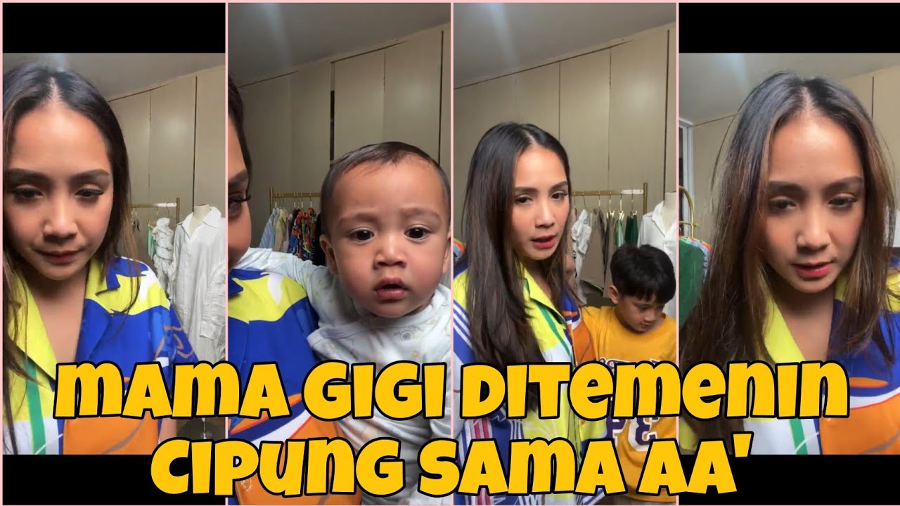 Live IG! mama Gigi jualan ditemenin aa' Rafathar sama Cipung" - YouTube