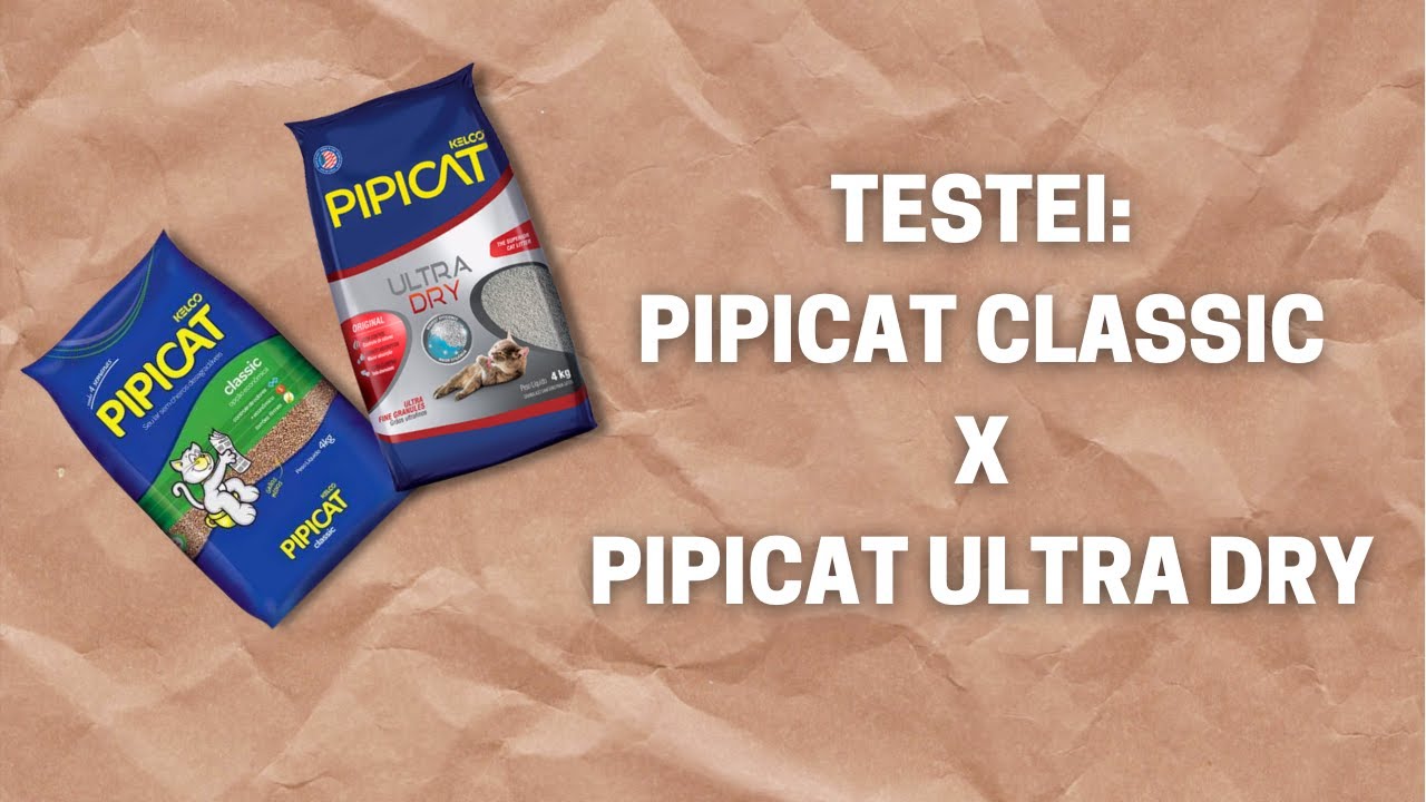 PIPICAT CLASSIC X ULTRA DRY - AREIA - GATO - YouTube