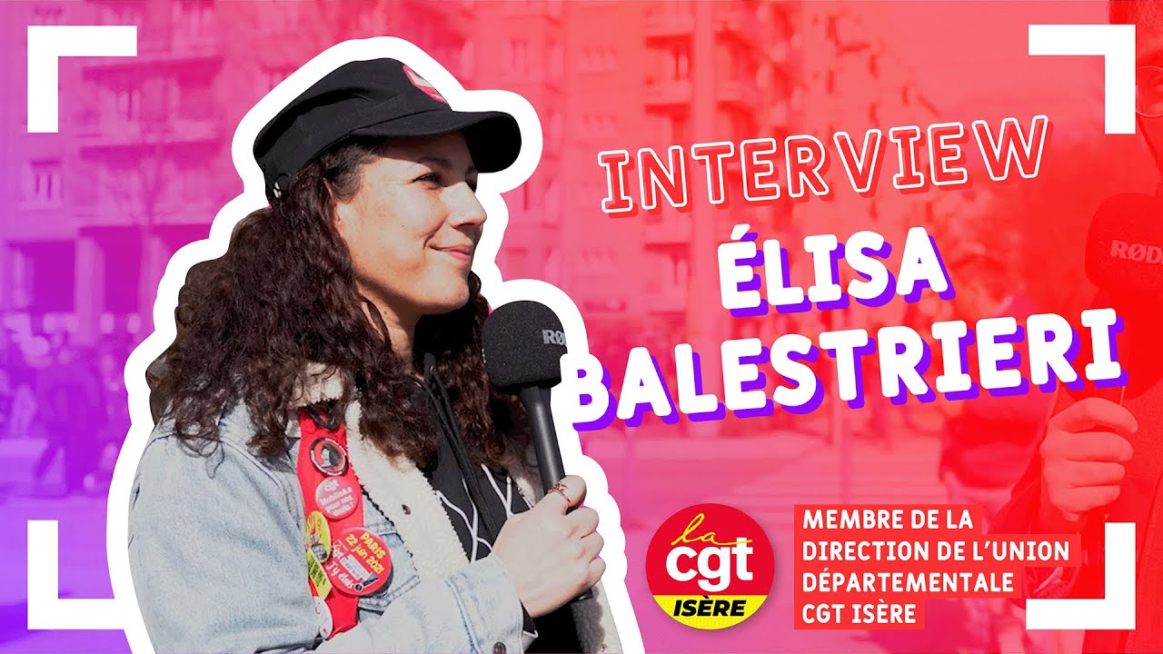 #Interview en direct de manif : Élisa Balestrieri - CGT - YouTube