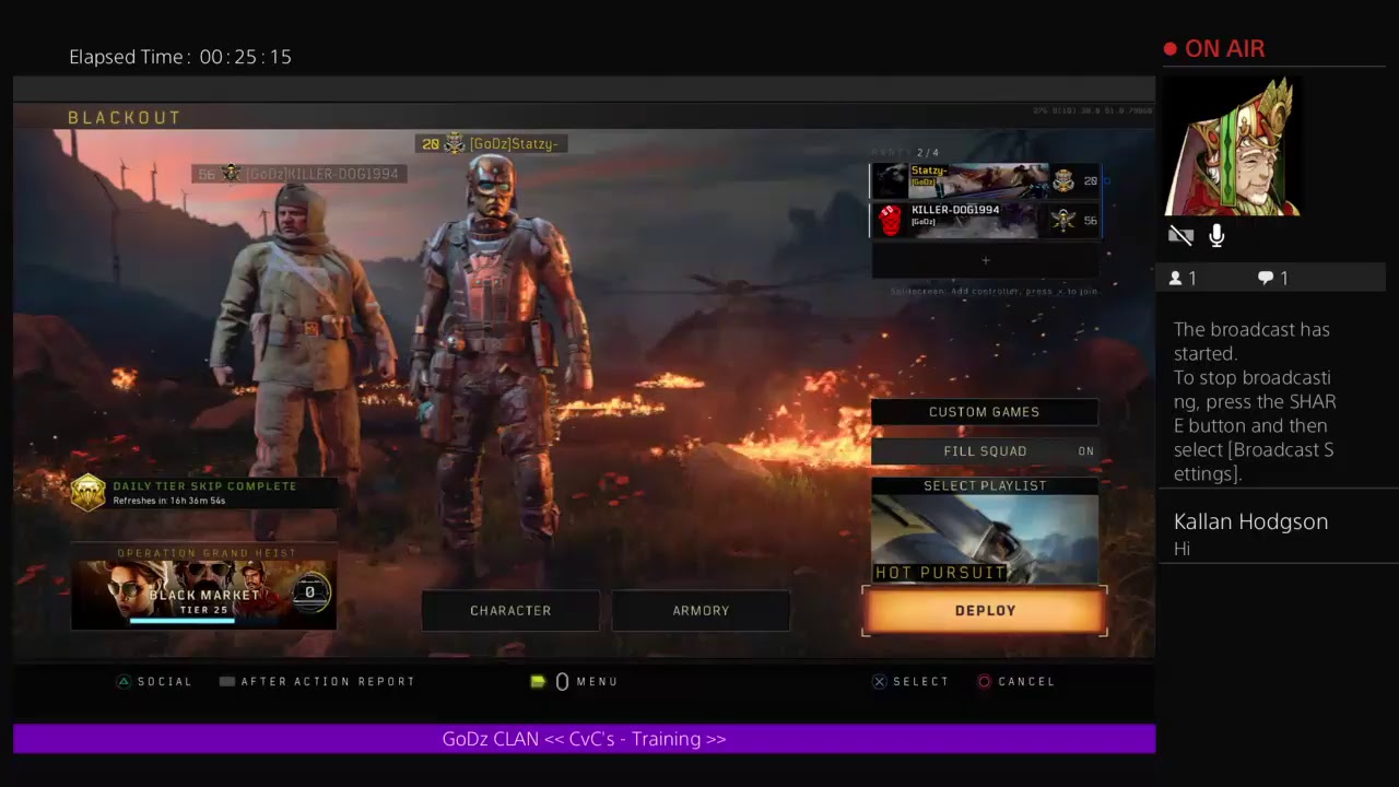 Blackops 4 - GoDz Clan - Live W/ Statzy- - YouTube