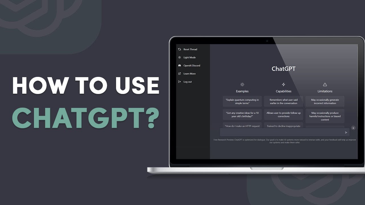 How to Use Chat GPT: A Comprehensive Tutorial for Beginners - YouTube