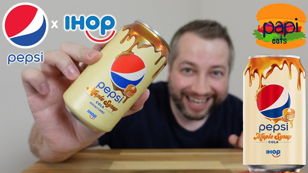 NEW Pepsi x IHOP Maple Syrup Cola - Review - YouTube