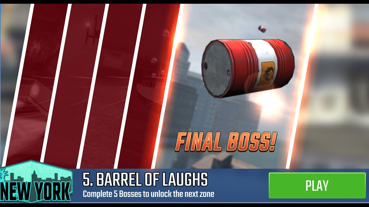 Pure Sniper - Barrel Of Laughs / Destroy The Barrels , BOSS 5 , Z30 ...