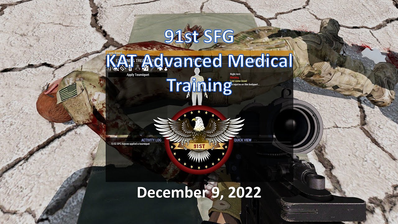 91st SFG - 221209 - KAT Advanced Medical Training, Refresher - YouTube