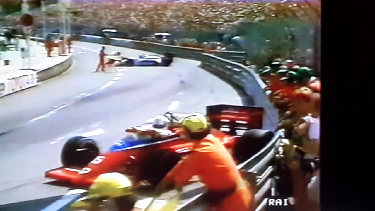 ALAN JONES CRASH MONACO GP 1986 - YouTube
