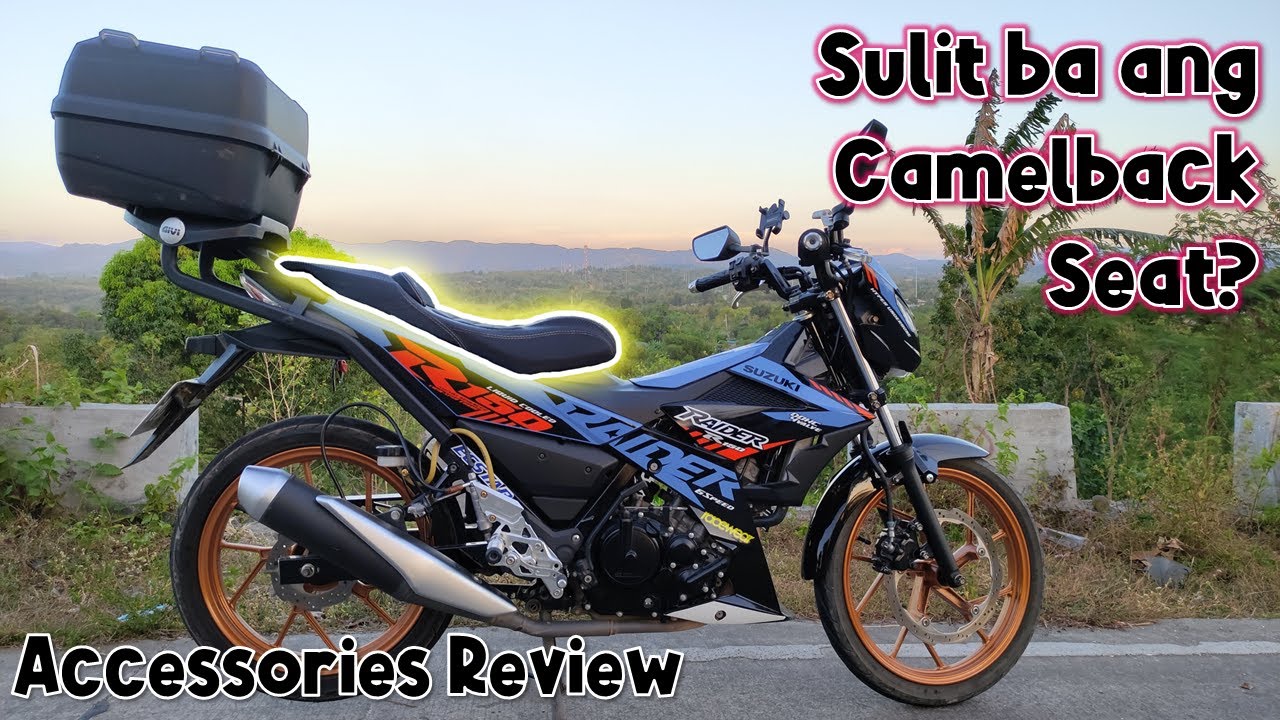 Camelback Seat (Nhong) | Accessories Review | Suzuki Raider 150 FI ...