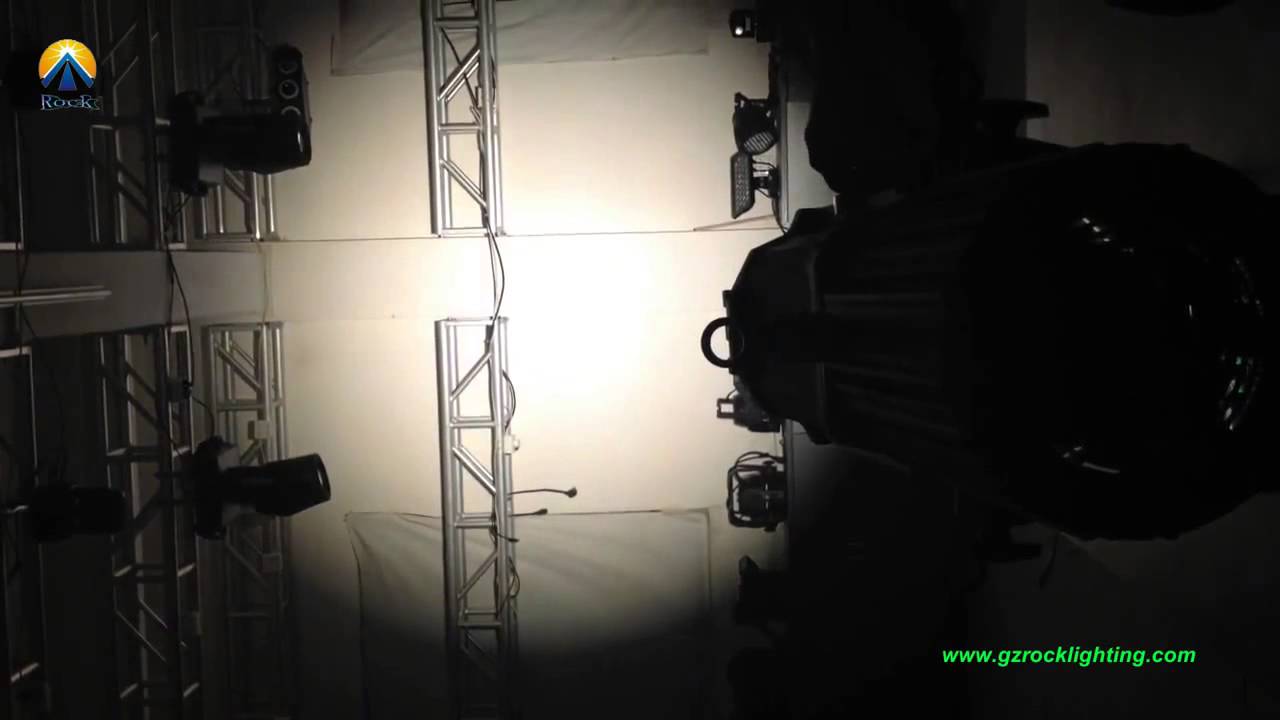 Zoom LED profile spot light 150W Warm white - YouTube