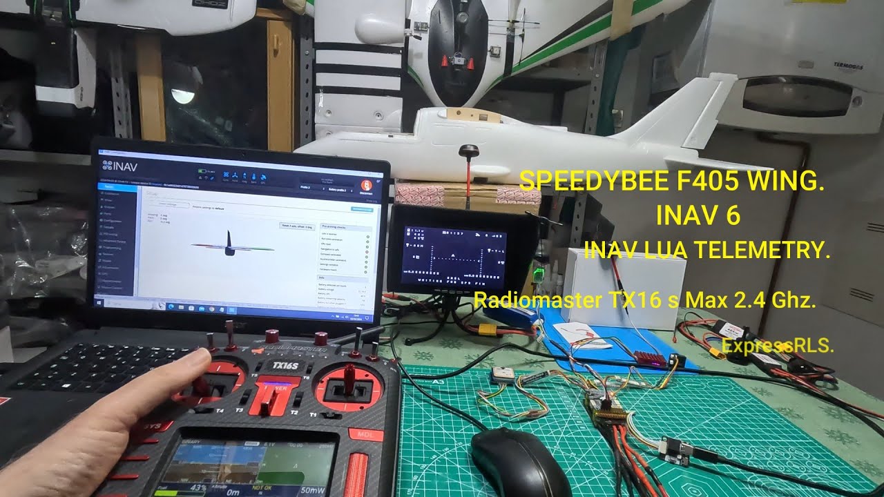 INAV 6 LUA SCRIPT. SPEEDYBEE F405 WING. RADIOMASTER TX 16s MAX ...