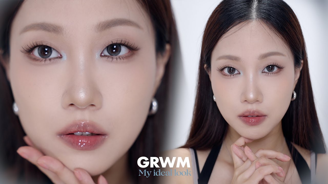 🍩추구미 민트초코 메이크업 GRWM (투슬래시포 팔레트, 초코립, 지속력짱베이스조합, 페리페라 블러셔) | 민스코 Minsco - YouTube