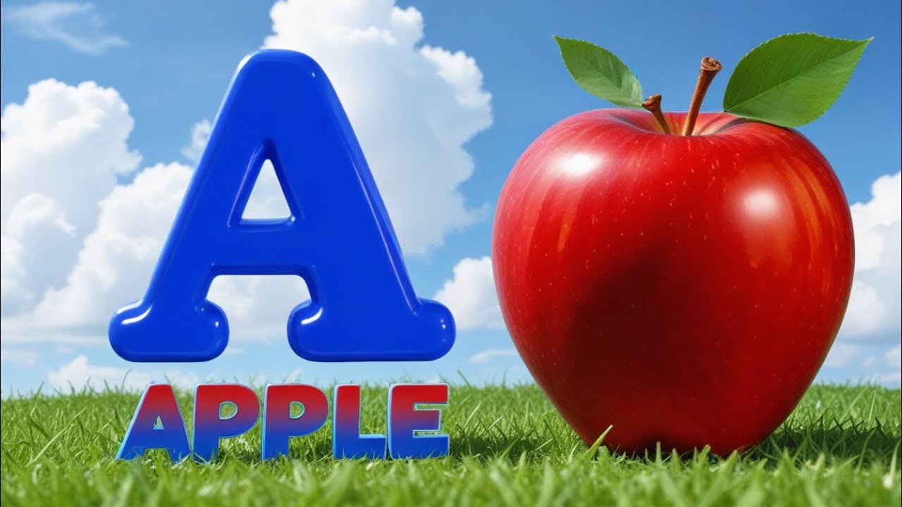 A for Apple, abcd, a for apple with live example, abcd, alphabet a to z ...