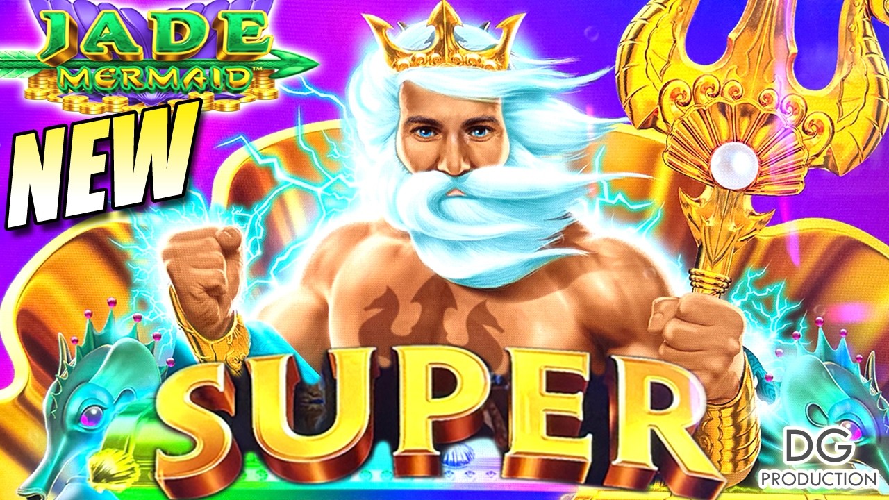 🚨NEW🚨OMG SUPER FEATURE JADE MERMAID AQUA KINGDOM SLOT MACHINE CASINO ...