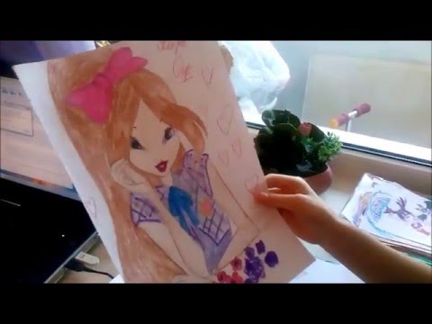 Мои рисунки Винкс, Монстер Хай, My drawings Winx, Monster High, Ever After High