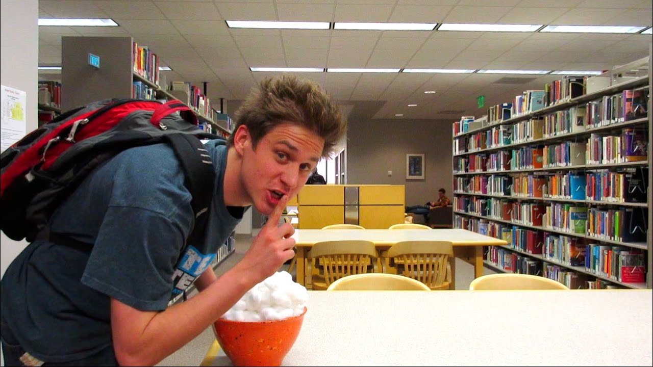 PRANKING THE LIBRARY!! - YouTube