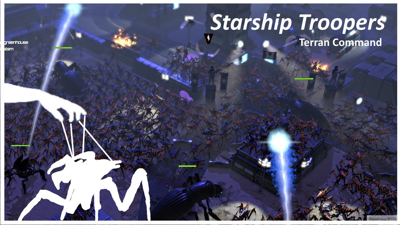 Playing as Arachnids and destroying a city in Starship Troopers: Terran ...