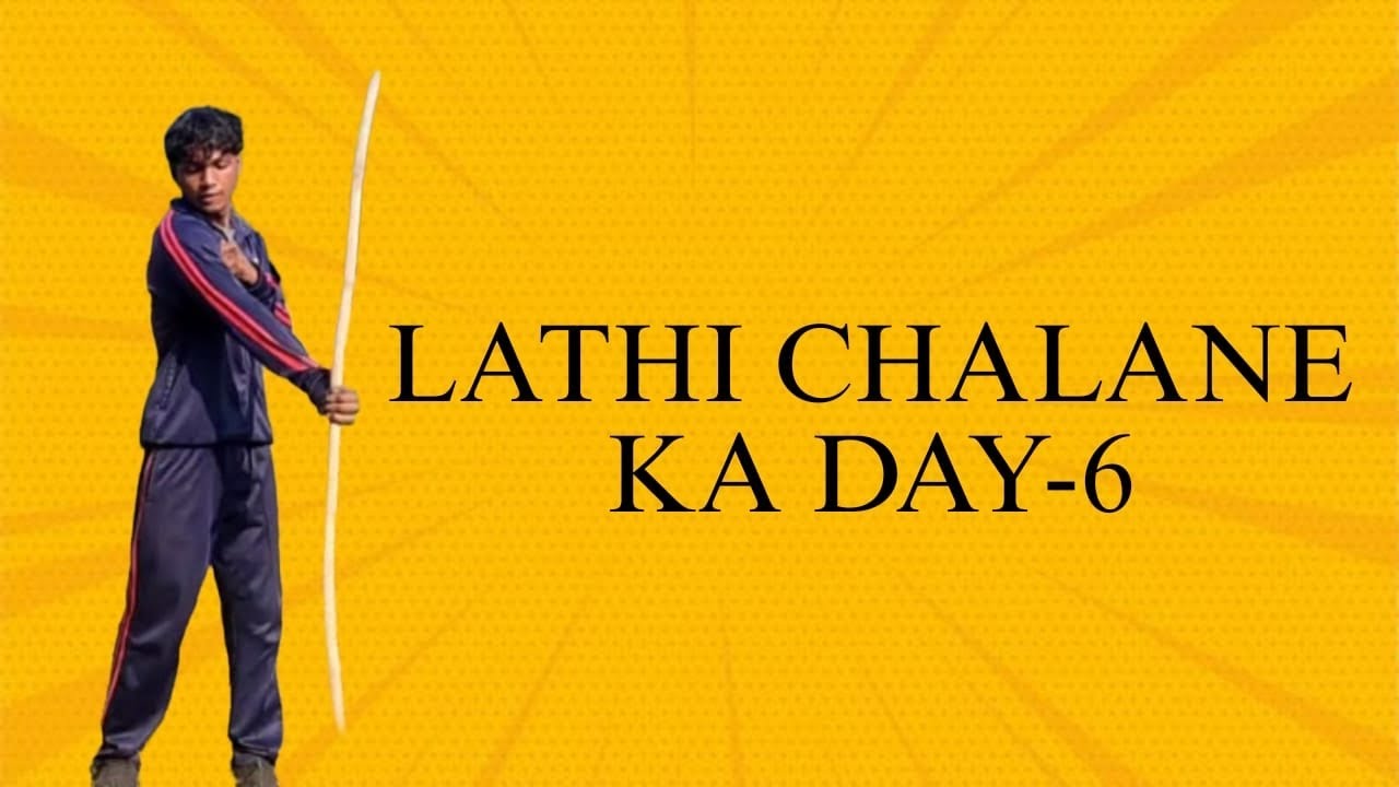 lathi kaise chalaye day - 6 (bo staff training day - 6) #karate # ...