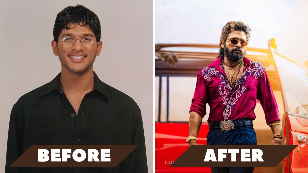 Allu Arjun Transformation😎🔥 - YouTube