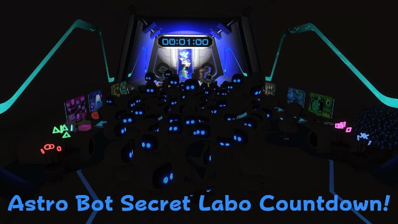 Astro Bot Secret Labo Countdown To Release Party! - YouTube