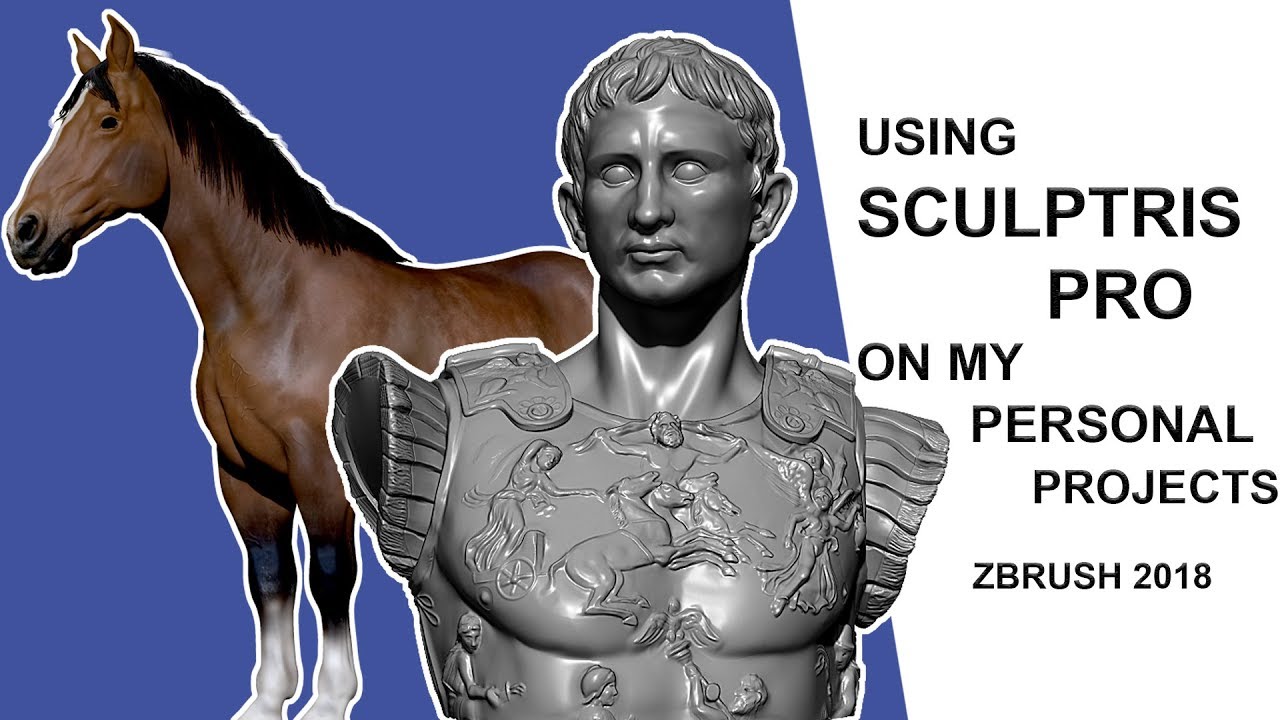 ZBRUSH 2018 - USING SCULPTRIS PRO ON MY PROJECTS - YouTube