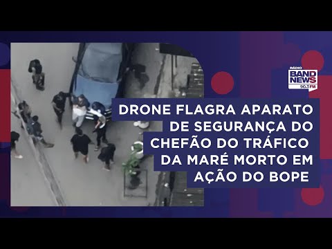 Drone flagra esquema de segurança de TH, chefe do tráfico da Maré, morto em operação no Rio