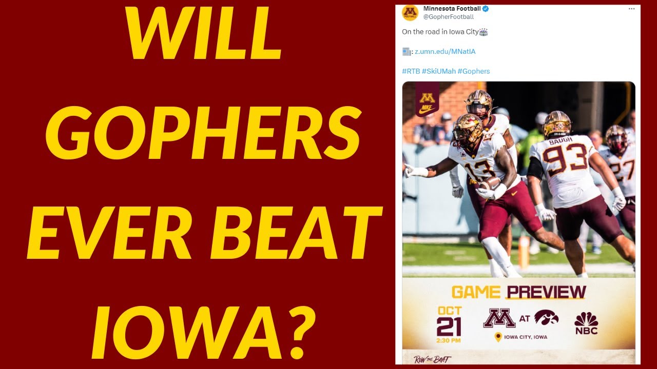 Can Minnesota Golden Gophers EVER BEAT Iowa again? - YouTube