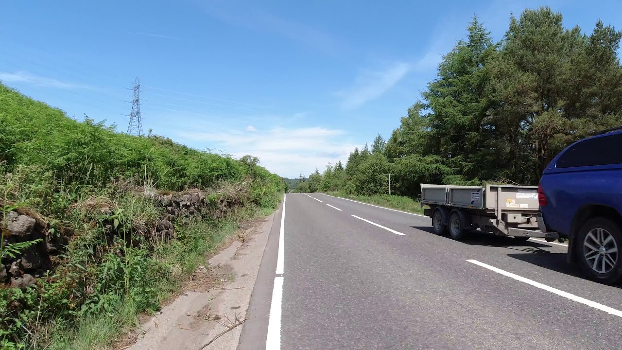 A809 Road Heading Towards Carbeth - YouTube