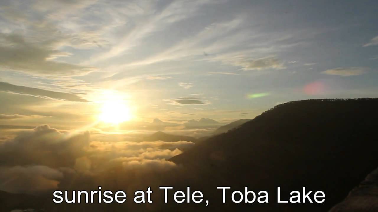sunrise at Tele Toba Lake - YouTube