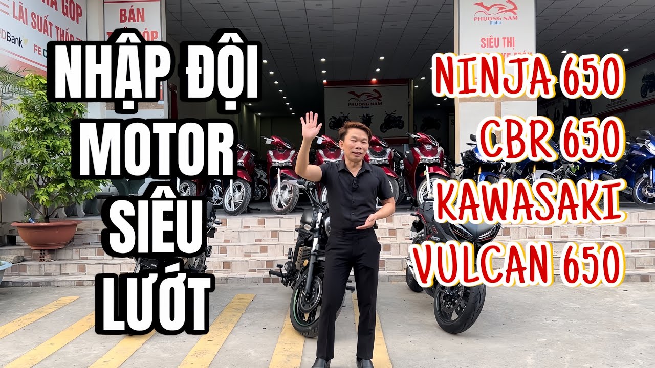 HOT HOT 🔥 NINJA 650, CBR 650,KAWASAKI VULCAN 650 siêu lướt nhập đội 🔥 ...