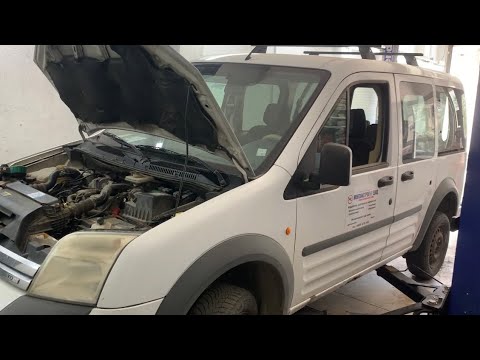 Ford Transit / Tourneo Connect AC condenser replacement - YouTube