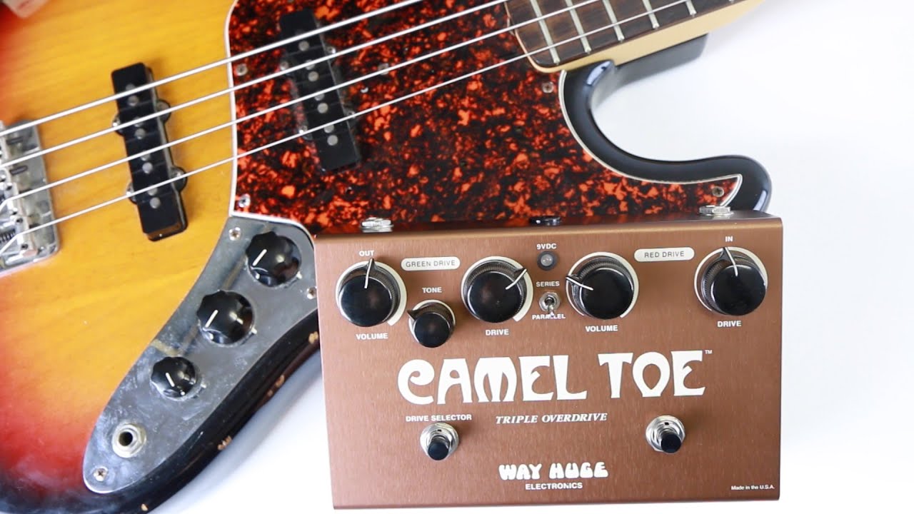 Way Huge Camel Toe with a Bass Guitar - YouTube