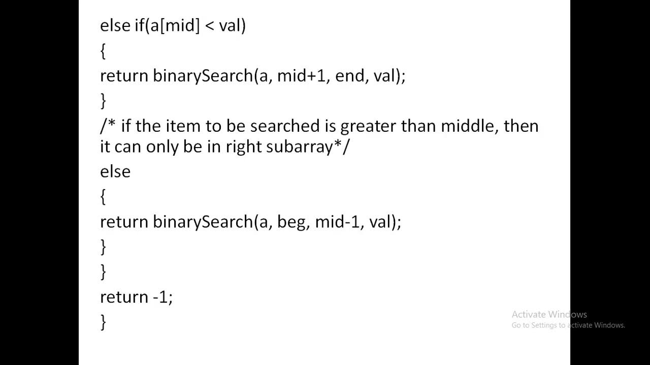 UNIT V BINARY SEARCH - YouTube
