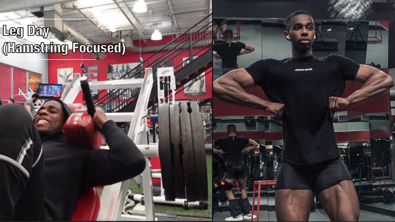 Hamstring Focused Leg Day ! - YouTube