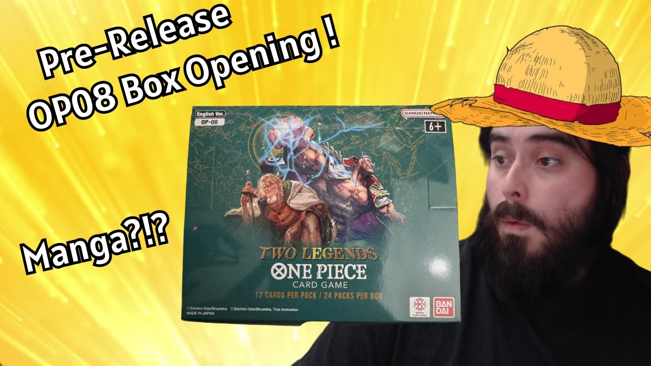 Early OP08 Booster Box Opening - Two Legends - One Piece TCG - YouTube