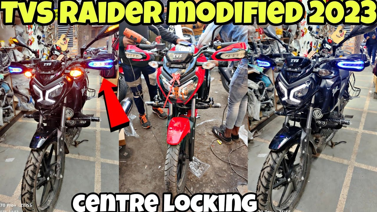 Tvs raider 125 modified 😍raider 125 modification accessories 2023 - YouTube