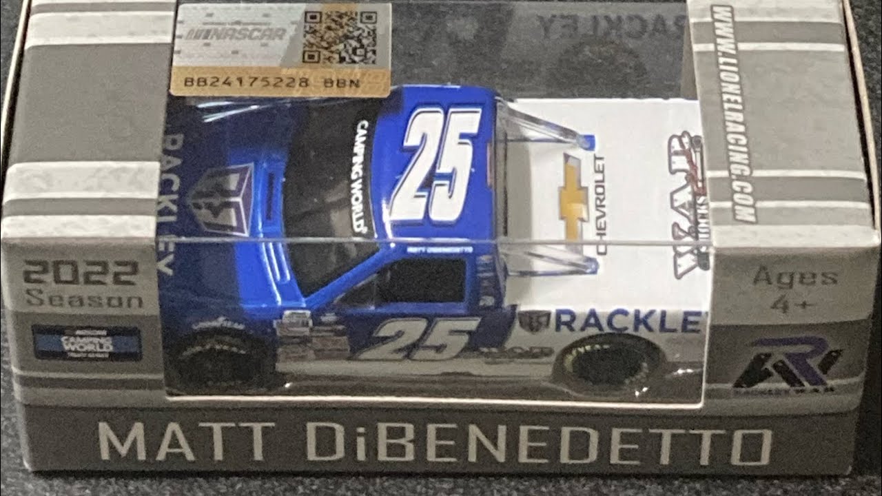2022 Matt DiBendetto #25 Rackley Roofing (NCWTS) 1:64 Diecast Review ...