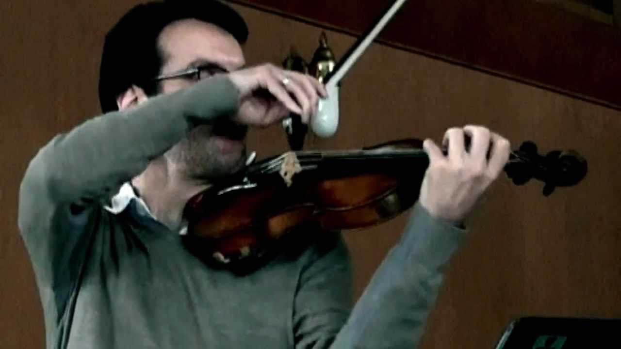 Claude Marc Bourget / グリーンランド 氷の歌 / Frédéric Bednarz、ヴァイオリン - YouTube