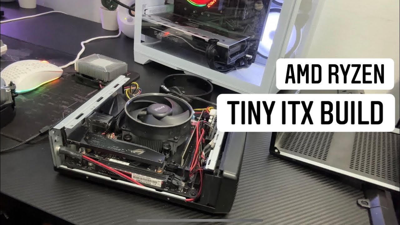 TINY ITX BUILD - Modified AMD Wraith Stealth CPU Cooler (Update) - YouTube