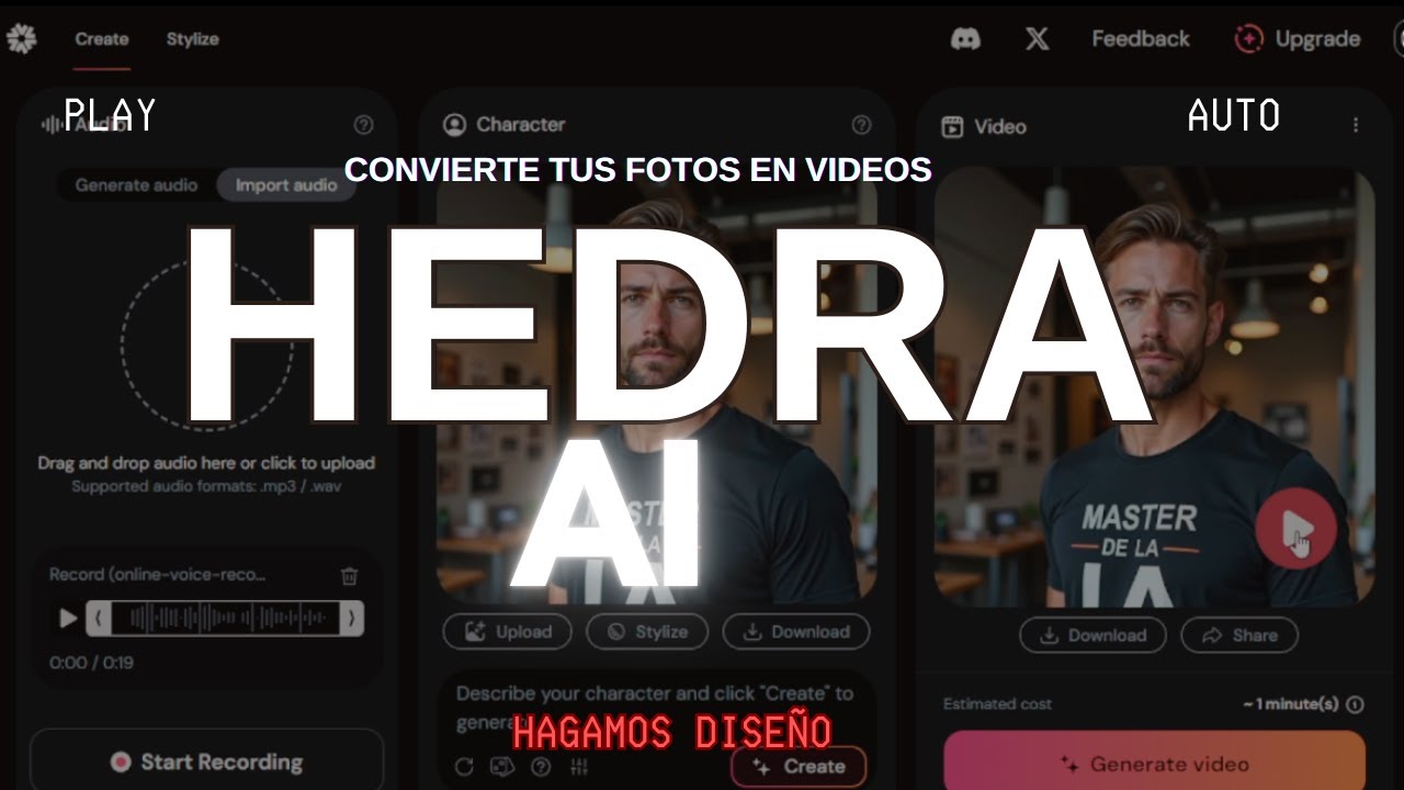 con Hedra AI convierte tus fotos en asombrosos videos llenos de ...