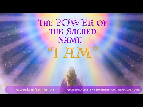 The Great POWER of the Sacred Name "I AM" #spiritualgrowth #iampresence ...