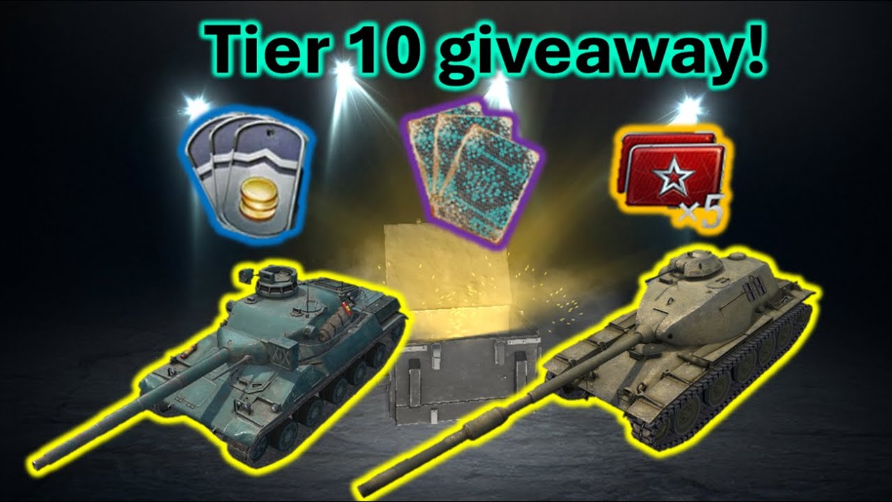 WoT Blitz bonus code + tier 10 tank giveaway! AMX 30 B and T95E6 ...