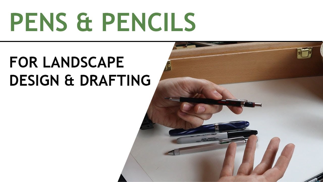 Pens & Pencils For Landscape Design & Drafting - YouTube