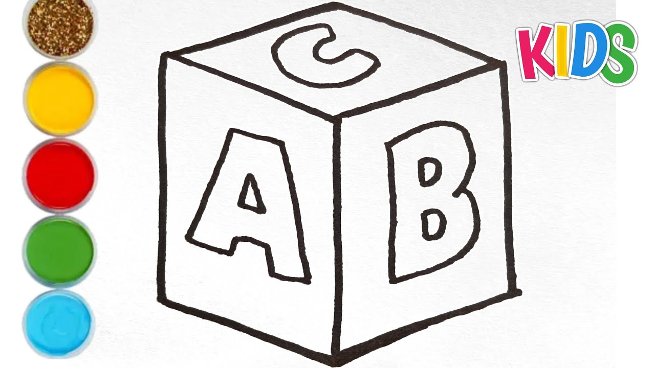 ABC toy Drawing and coloring for kids /How to draw ABC toy / - YouTube