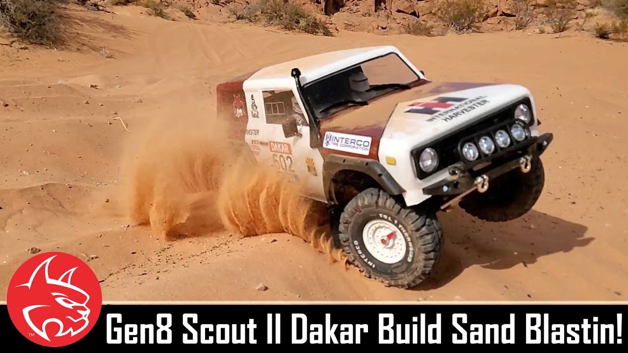 Sand Blasting! Redcat Racing Gen8 Scout II Custom Dakar Build Off-Road ...