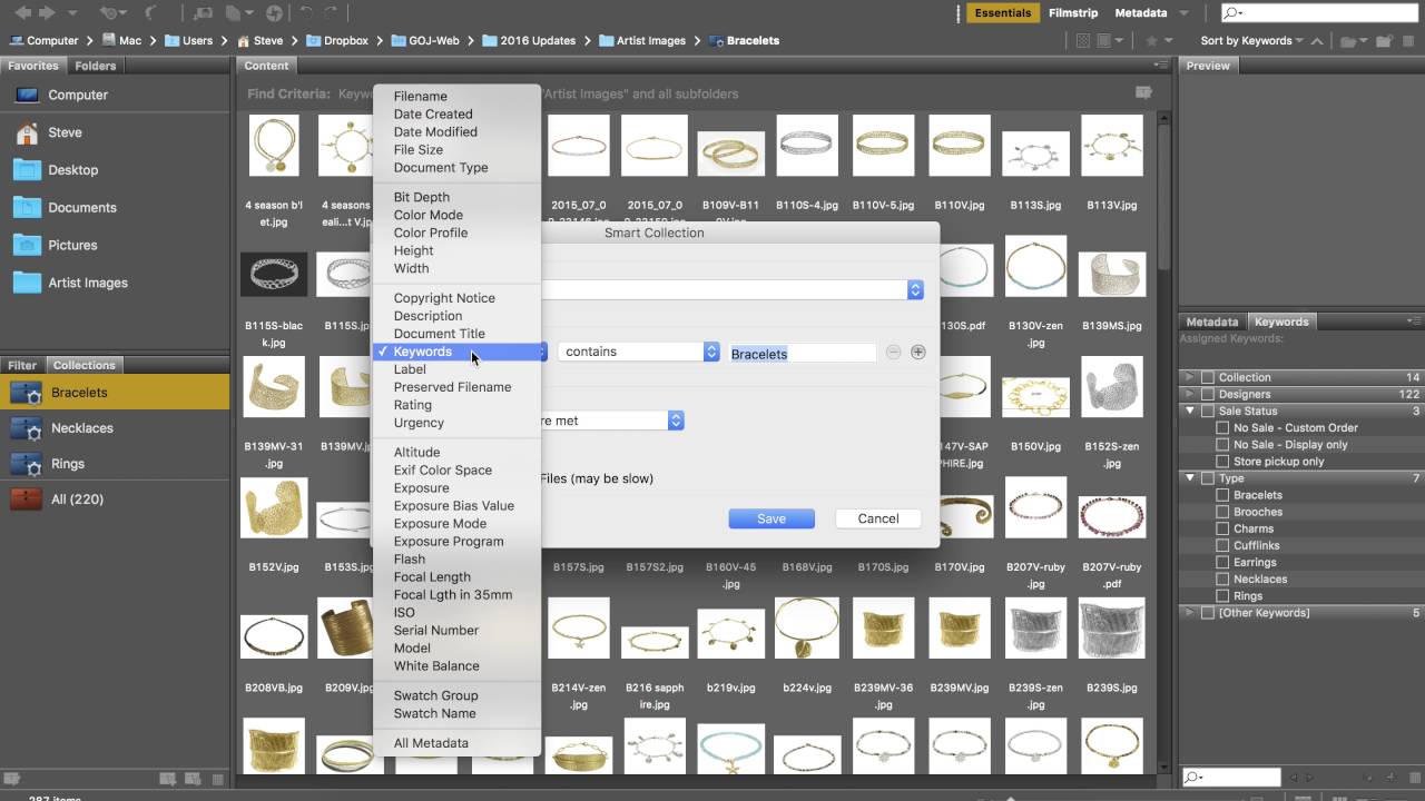 What are Adobe Bridge Smart Collections and How to use them in Adobe ...