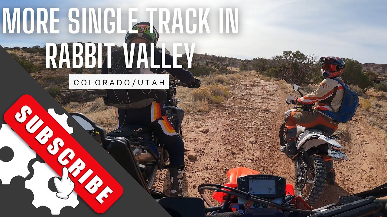 Rabbit Valley Single Track Part 1 - Trail 2 into Utah - YouTube