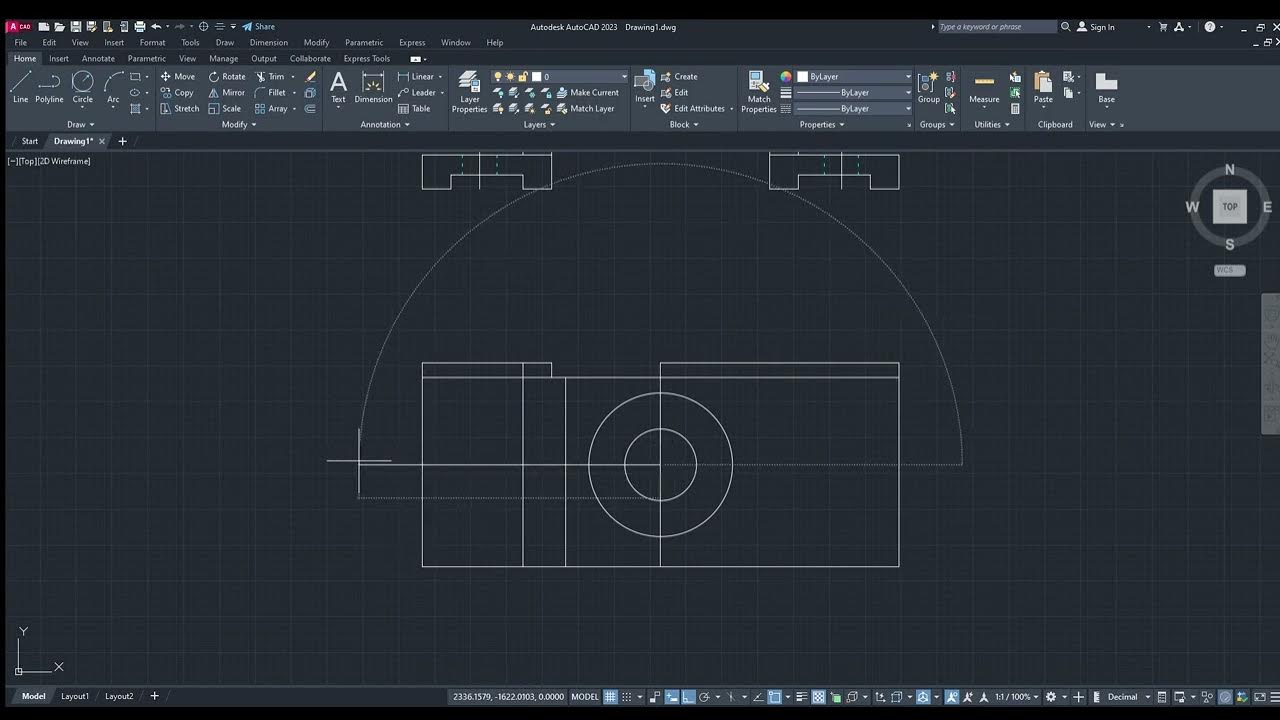 Thực hành CAD 5 - YouTube