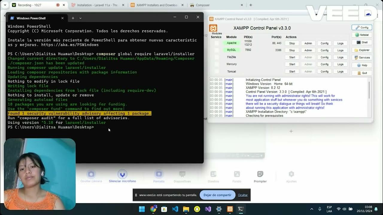 INSTALCION DEL-LARAVEL - YouTube