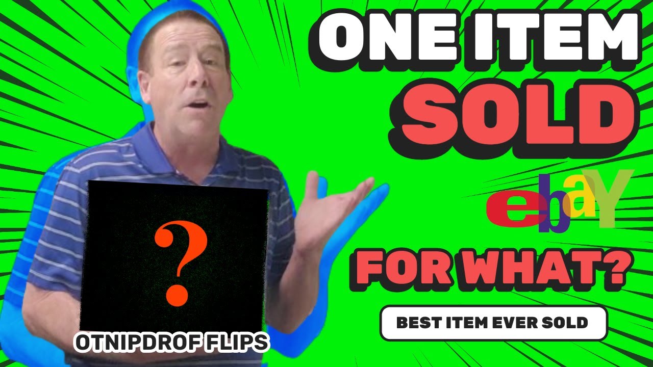 One Item Sold for What ebay - YouTube