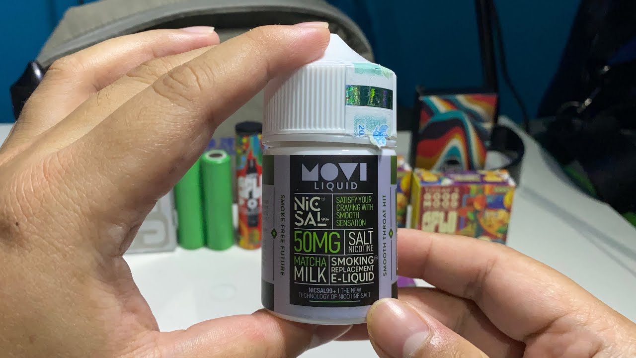 Nyobain Liquid Matcha Milk Saltnic 50mg by MOVI - (AWAS NYENDER) - YouTube